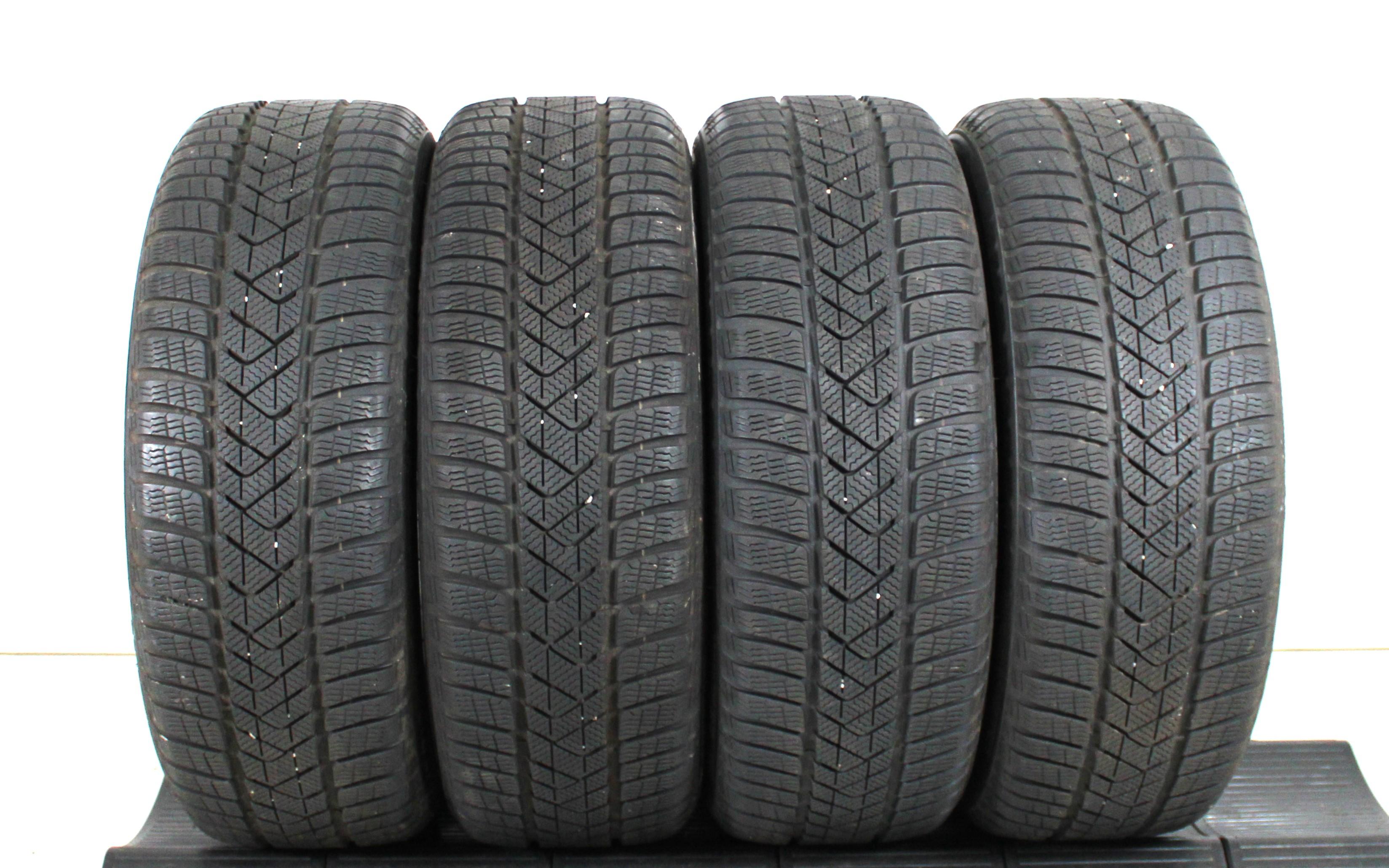 4 x 225/45R19 96V Winterreifen Pirelli Sottozero 3 Runflat 6,5-7mm 2020 ...